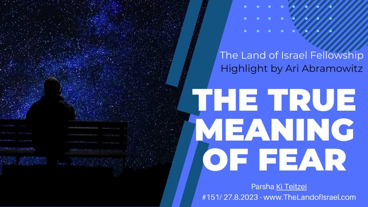 The True Meaning of Fear - Ari Abramowitz: The Land of Israel ...