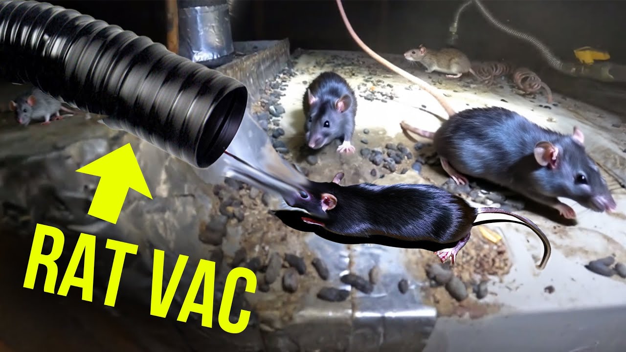 HOW to get rid of attic RATS … FAST..Twins Rat Vac - YouTube