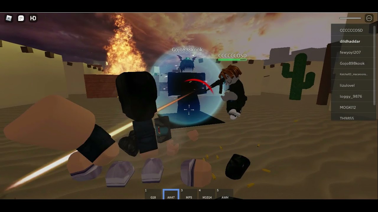 Garena free fire in roblox - YouTube