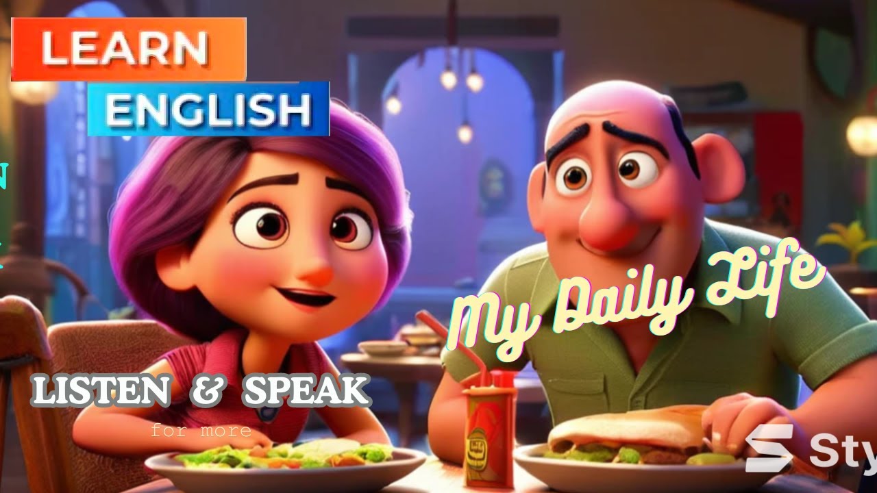 My Daily Life | Improve your English | English Listening Skills ...