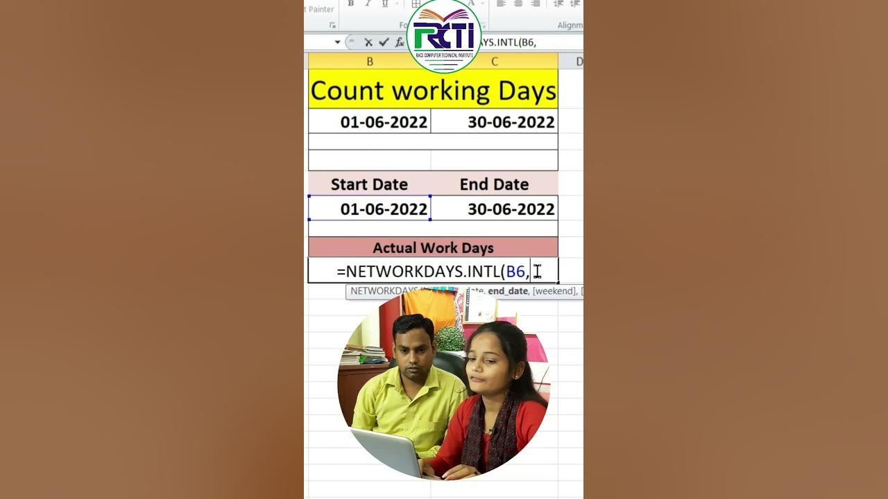 net working days in excel । #excel #short #shortvideo #exceltip #exceltutorial #exceltricks #ccc ...