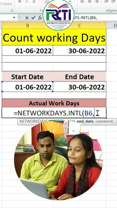 net working days in excel । #excel #short #shortvideo #exceltip #exceltutorial #exceltricks #ccc ...
