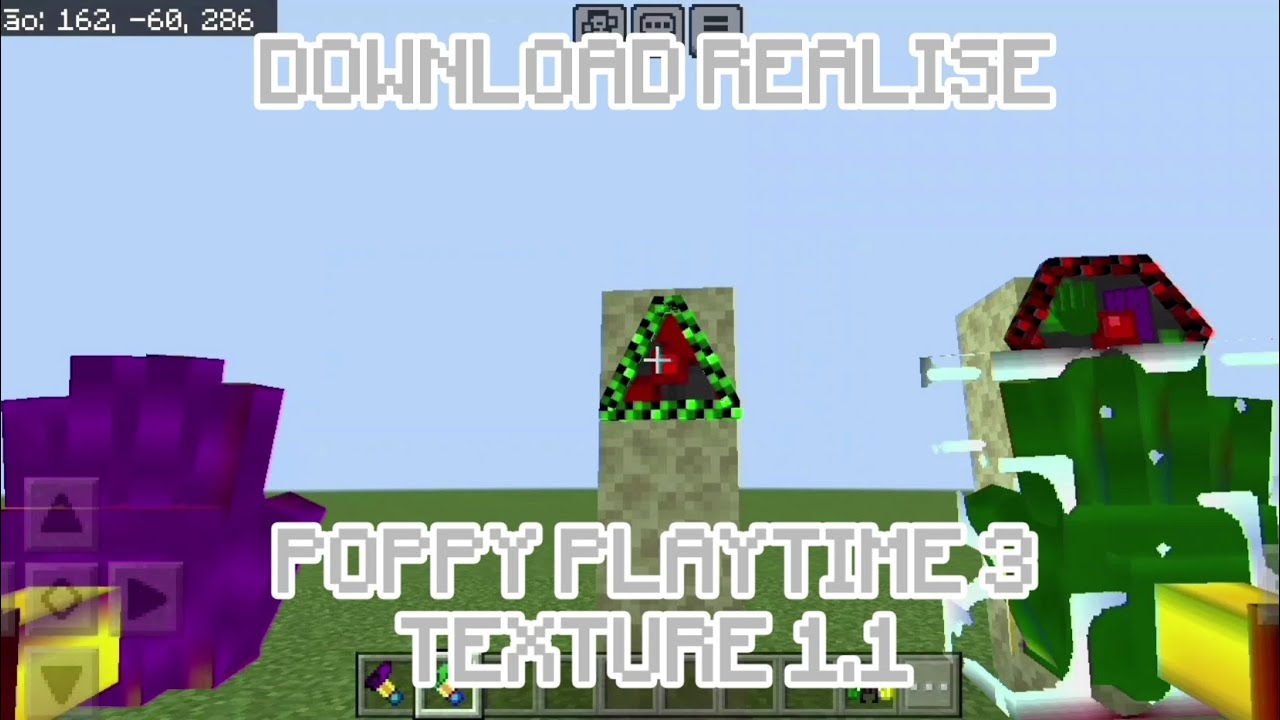 poppy playtime chapter 3 texture for manicraft pe 1.1 realise - YouTube