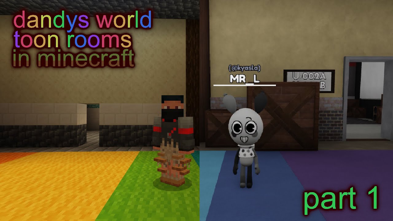 dandys world toon rooms in minecraft part 1 - YouTube