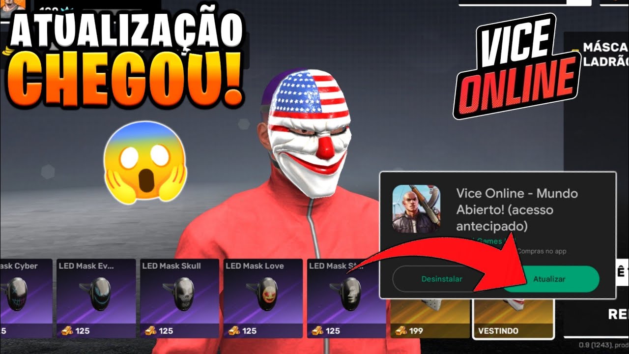 🚨CHEGOU!!! A PRIMEIRA PARTE DA GRANDE ATUALIZAÇÃO do VICE ONLINE!😍🔥 ...