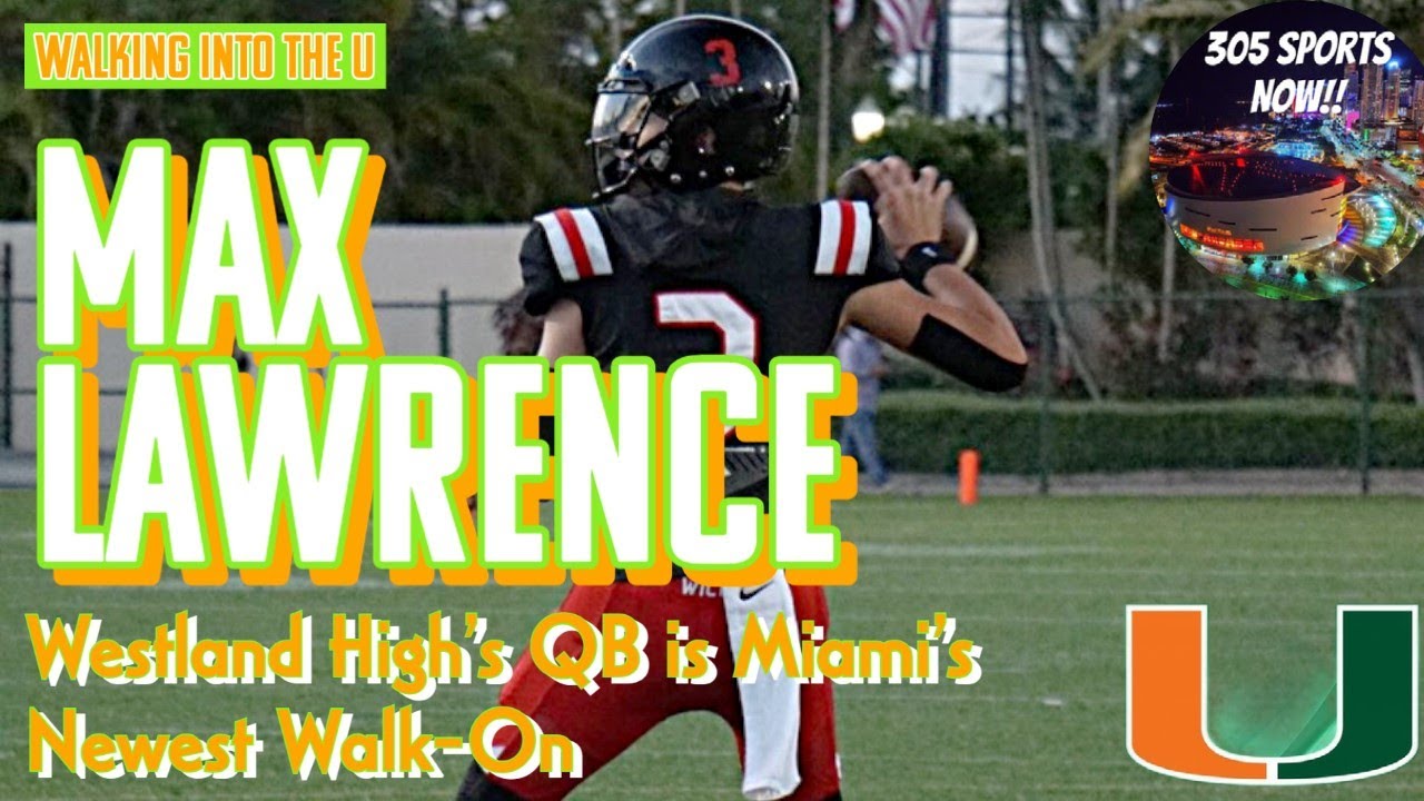 Interview with Incoming Freshman QB Max Lawrence!! Welcome to the U ...