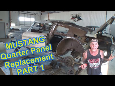 How To Remove Rust - Quarter Panel Replacement Part 1 - DIY - YouTube