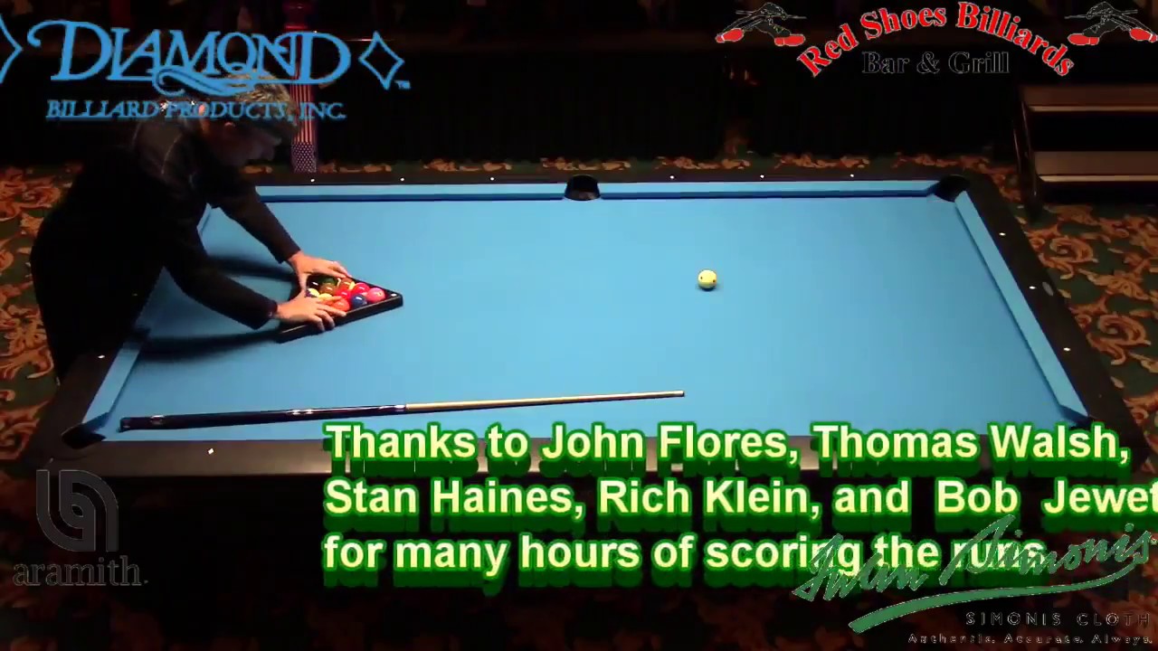 Johnny Archer 104 Ball Run in Straight Pool - YouTube