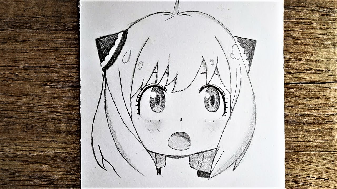 How to draw anya forger easy step by step (Spy x Familly) | anya forger ...