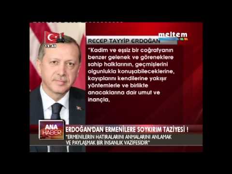 ERDOĞANDAN ERMENİLERE SOYKIRIM TAZİYESİ