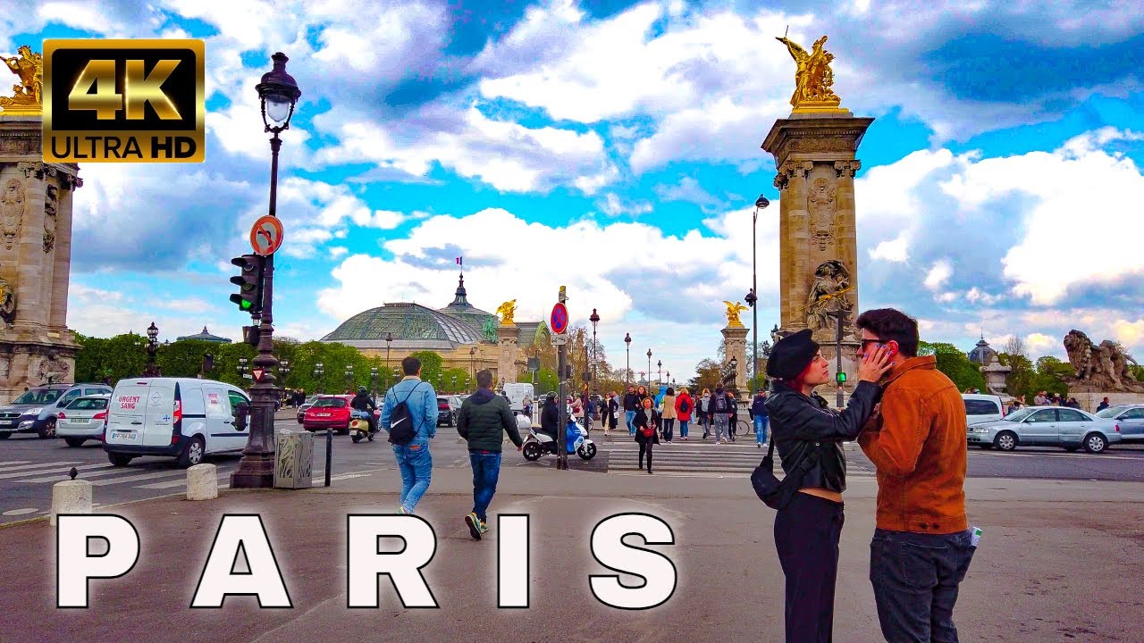 Paris France - Paris 4K Walking Tour - Paris Spring Season - YouTube