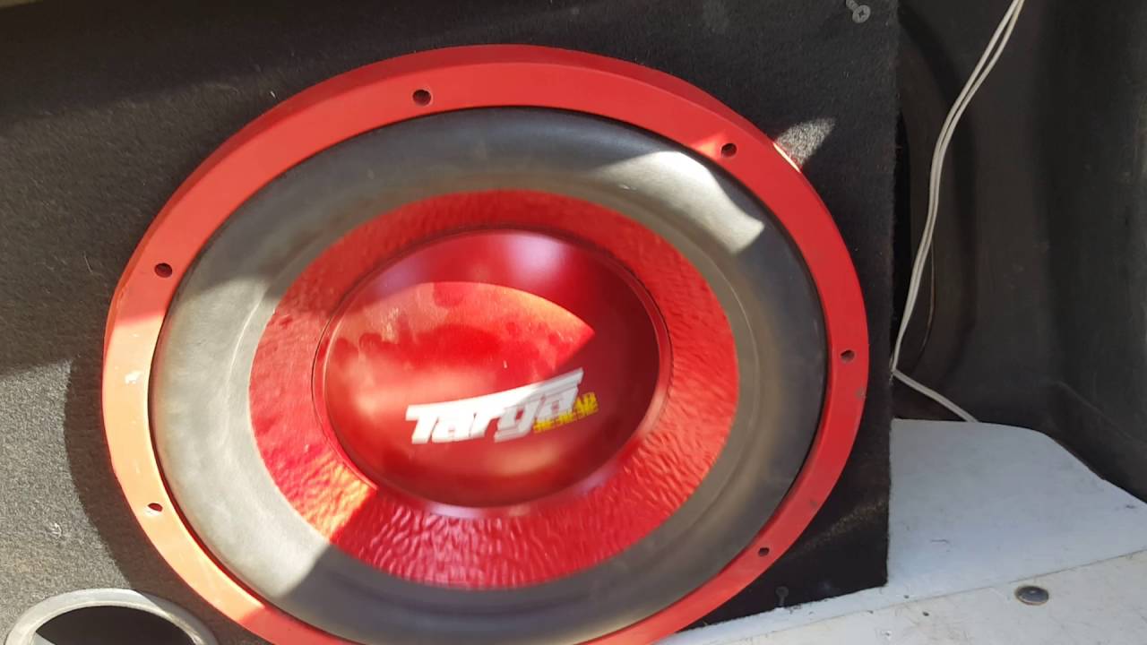 Targa 4D XXX 15 inch . Intense bass - YouTube