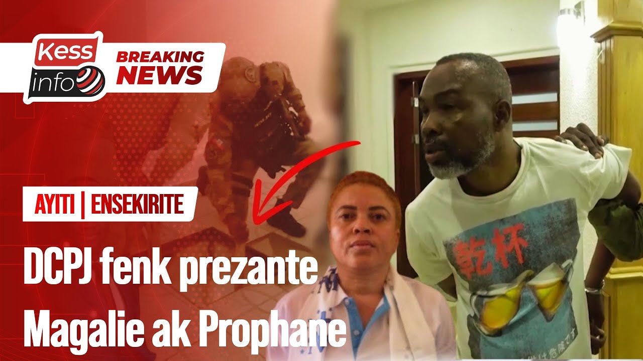 DCPJ fenk prezante Magalie Habitant ak Prophane Victor - Mario Andresol ...