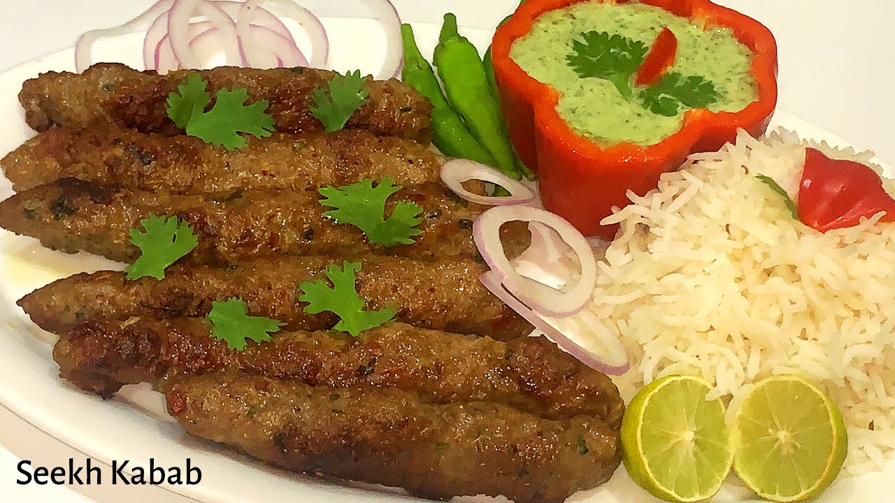 Seekh Kabab | Beef Kabab | Restaurant Style | Pakistani Style | Five In ...