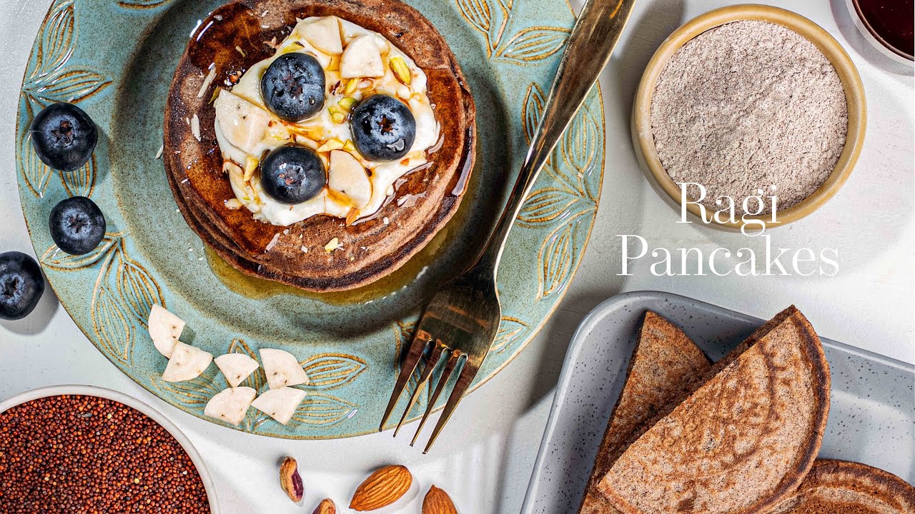 Ragi Pancakes Full Recipe - YouTube