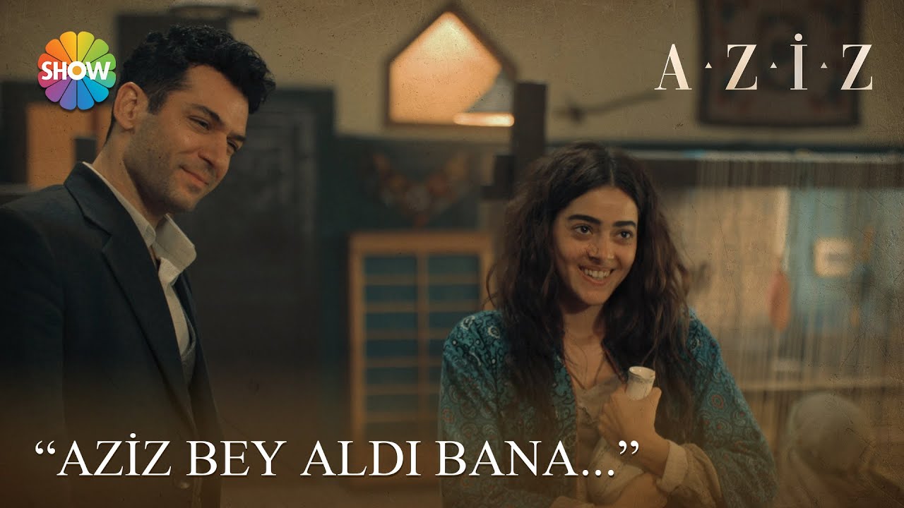 "Aziz Bey aldı bana, içine çiçek koyayım diye" | Aziz 5. Bölüm - YouTube