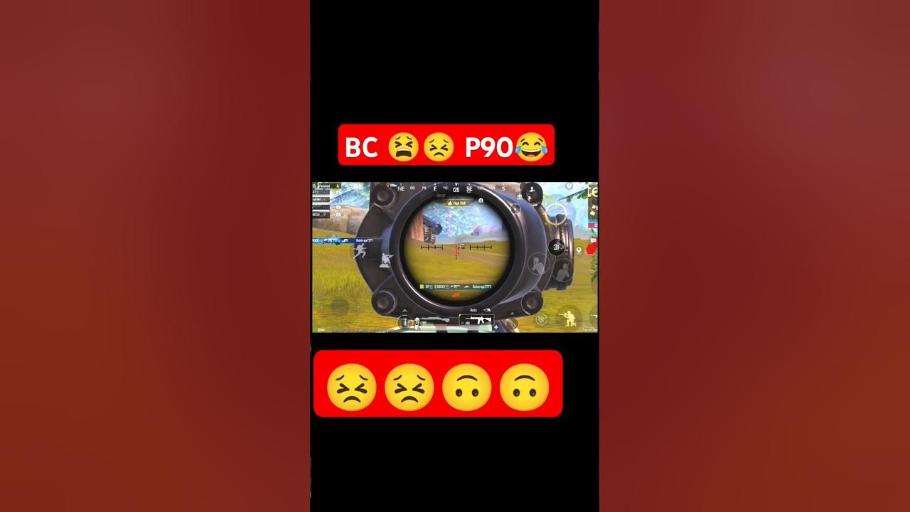 BC 😫😣🙃P90 🥹 Gun#ytshorts#bgmi #pubgmobile #@ - YouTube