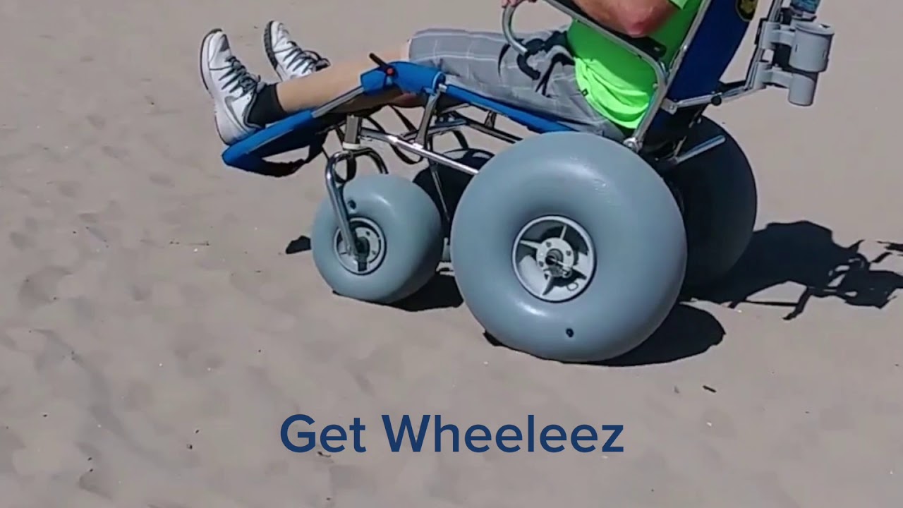 Be Beach Ready with WheelEEZ® Conversion Kit - YouTube