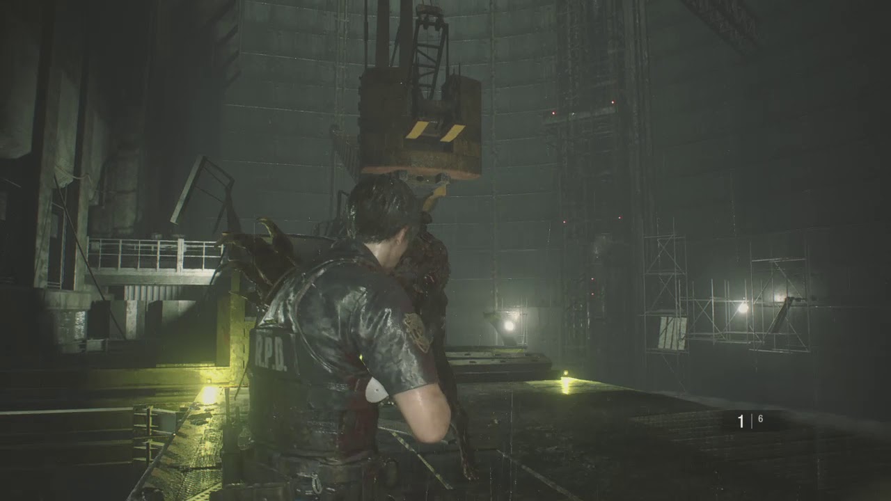 Resident Evil 2 Remake-Hardcore-G2 (Leon, two crane cycles) - YouTube