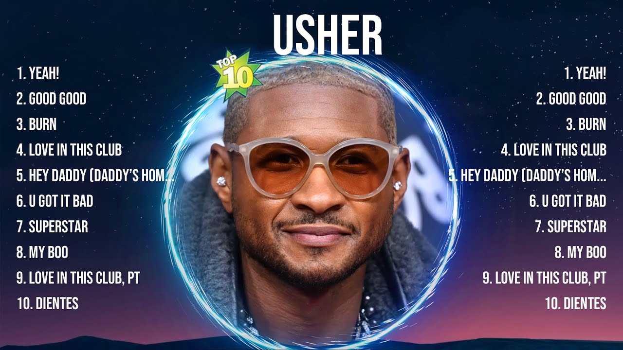 Usher Mix Top Hits Full Album ️ Full Album ️ Best 10 Hits Playlist ...