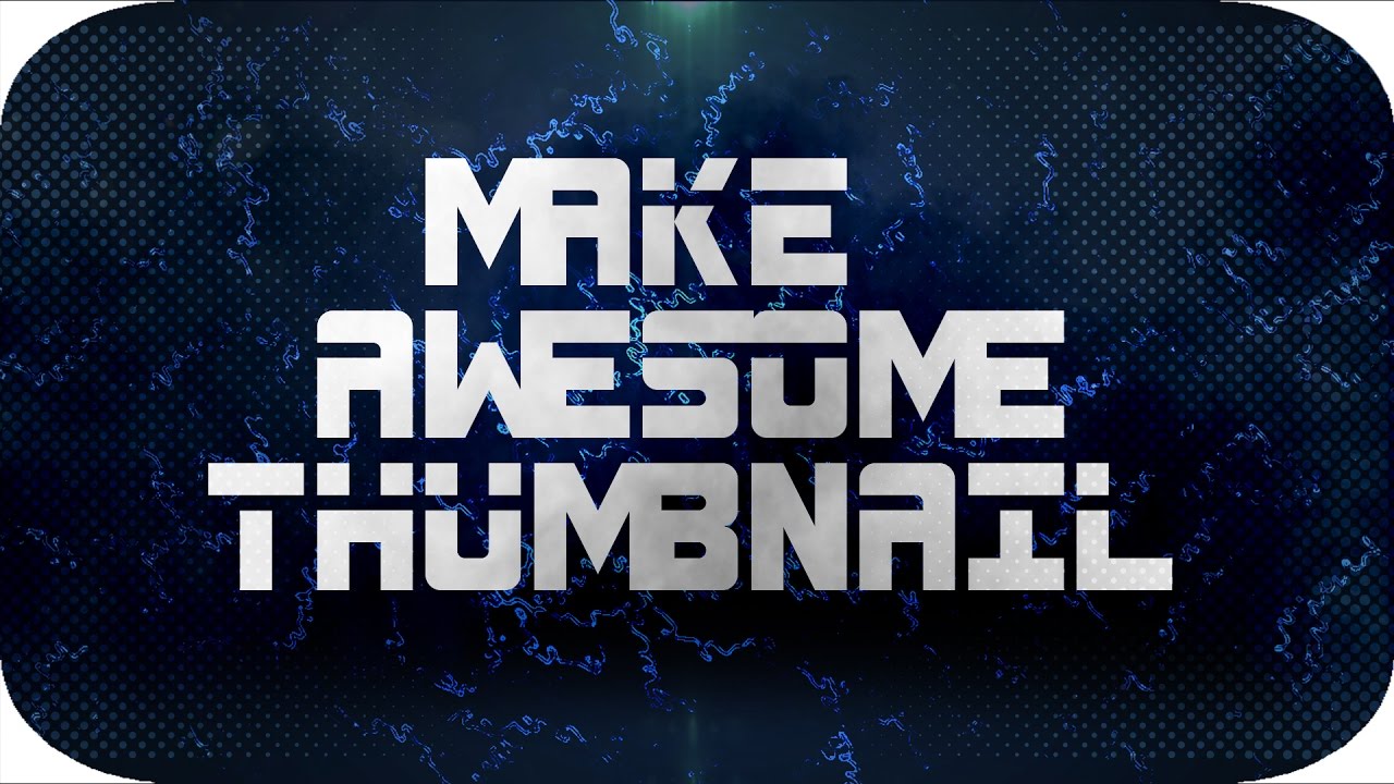 How to make Rounded Thumbnails in Photoshop | 2017 - YouTube