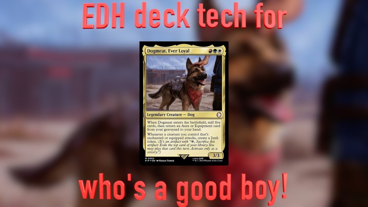 Dogmeat: Ever Loyal - Commander Deck Tech | MTG Deck Showcase. - YouTube