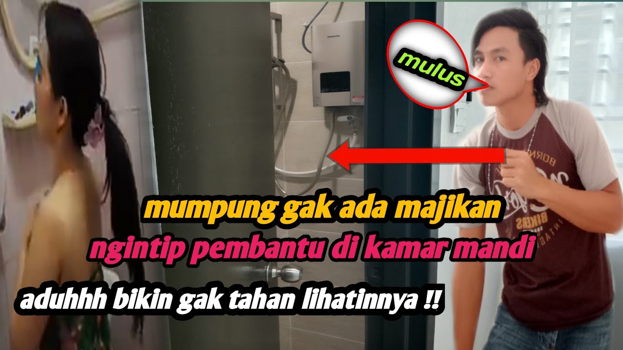 🔴 NGINTIP PEMBANTU DI KAMAR MANDI MUMPUNG GAK ADA MAJIKAN, ADUHHH BIKIN GAK TAHAN LIHATINNYA ...