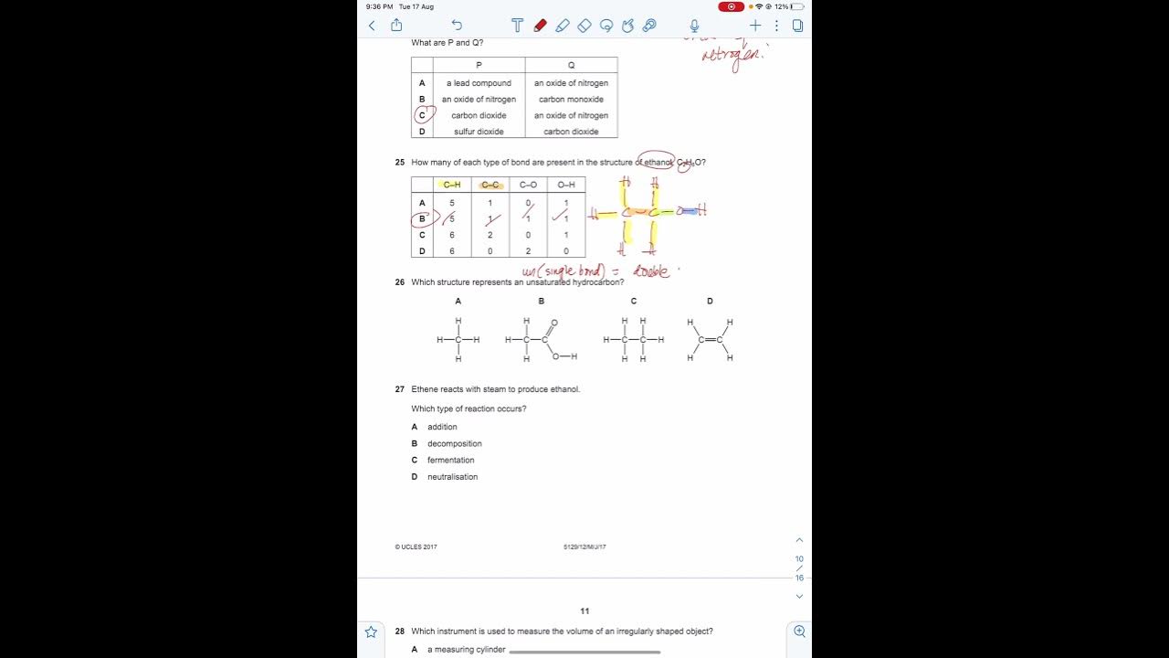 Combined Science O Level 5129, IGCSE 0653 - RIPAS Year 11 - HBL Week 2 ...