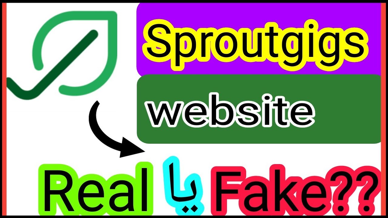 sproutgigs real or fake | sproutgig how to work | sproutgigs new update #youtubevideos - YouTube