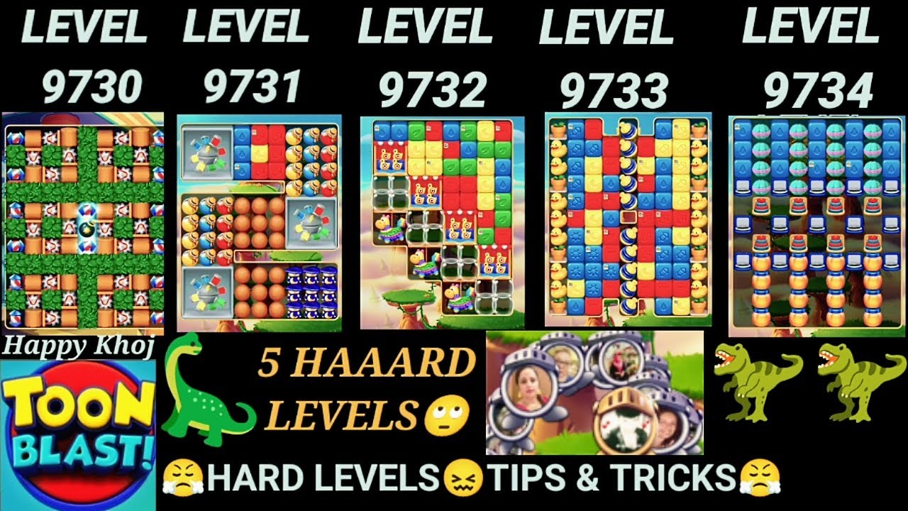 Toon Blast: (9730-9734) Walkthrough & Tips - YouTube