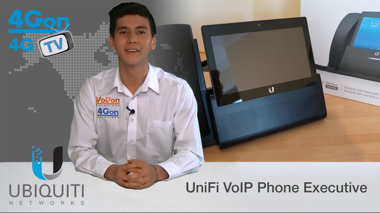 Ubiquiti UniFi Executive VoIP Phone (UVP-Executive) Video Review ...