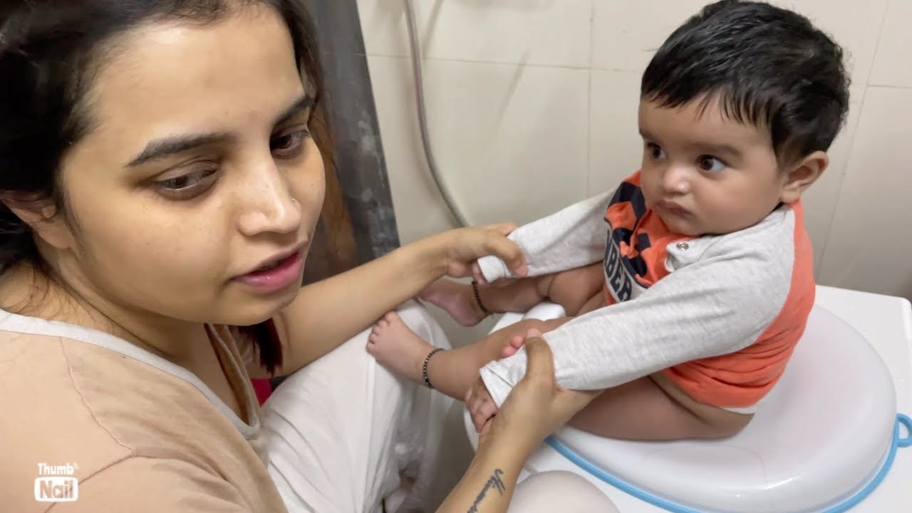 Started my6 month old potty training | HOW TO TRAIN BABY FOR POTTY ...