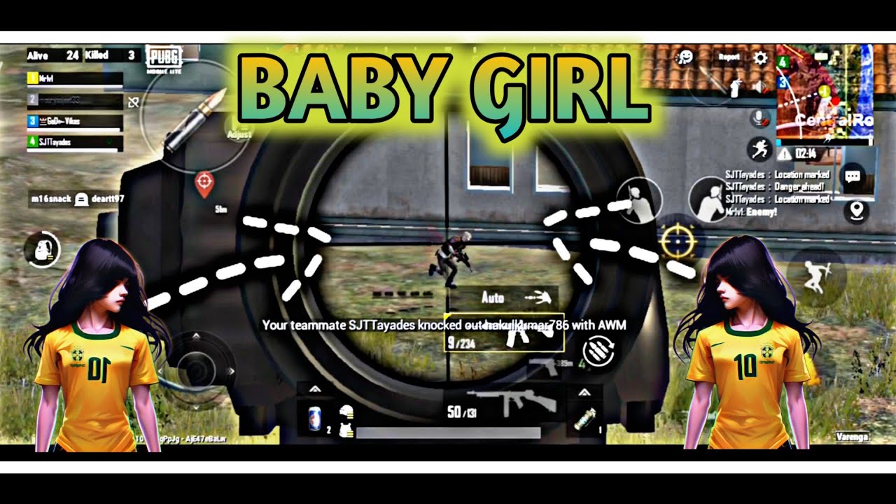 Baby Girl Squad | Pubg Mobile Lite New Gameplay | Pubg lite Best Fights ...