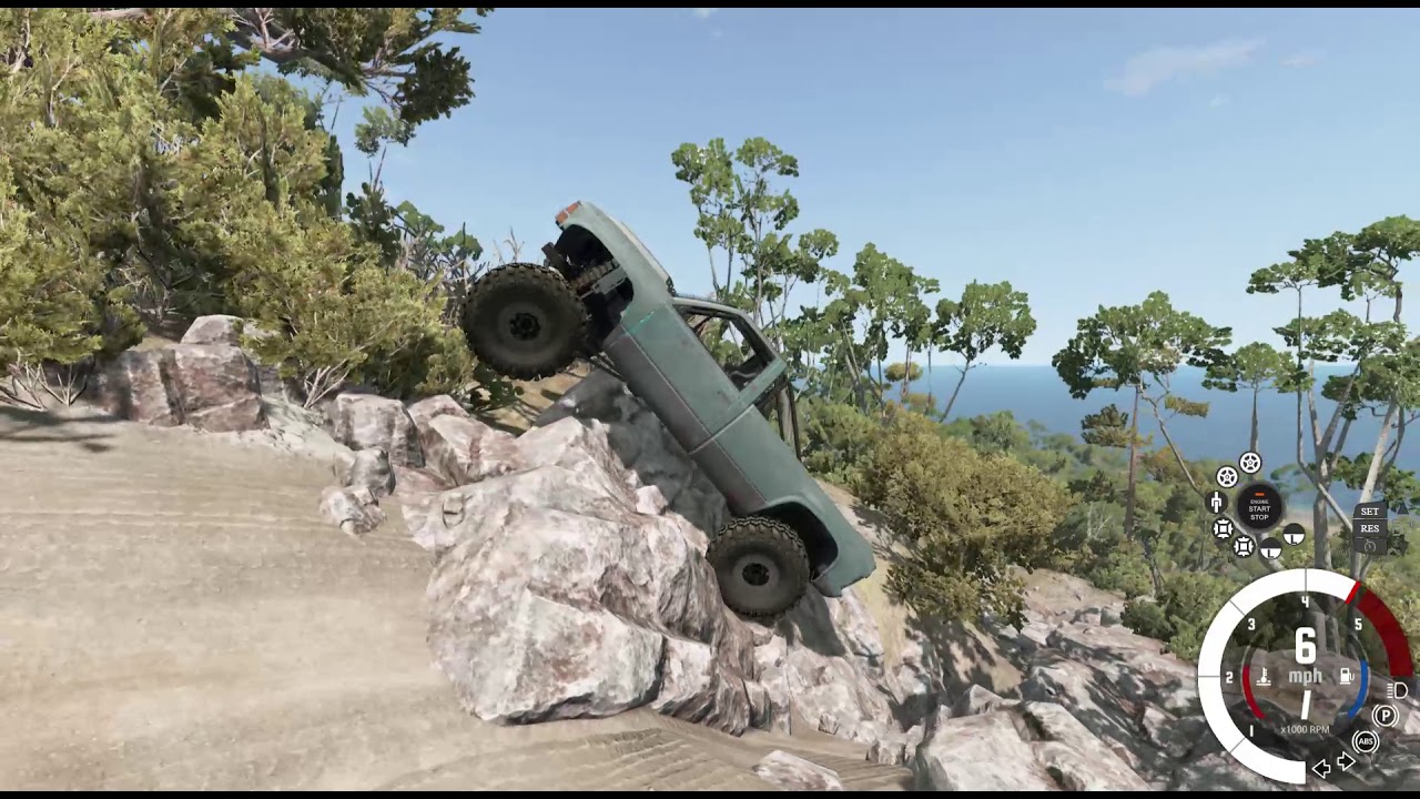 BeamNG drive D-series crawler build testing - YouTube