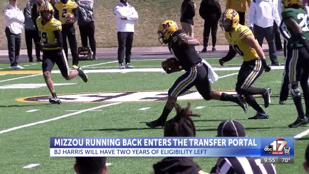 Mizzou running back enters transfer portal - YouTube