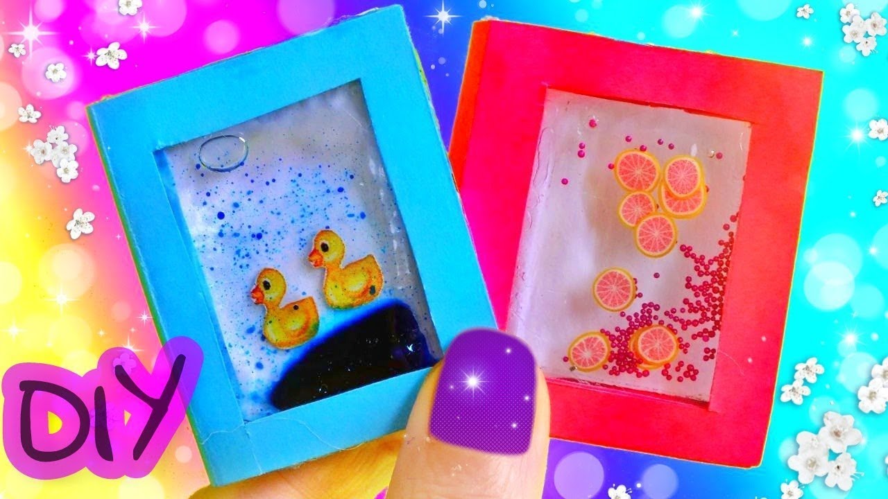 DIY MINIATURE LIQUID NOTEBOOKS - YouTube