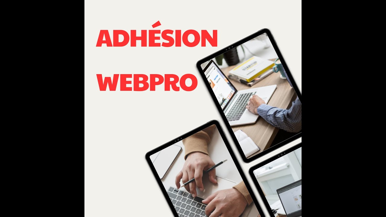 WEBPRO : VOICI COMMENT VOUS INSCRIRE - YouTube