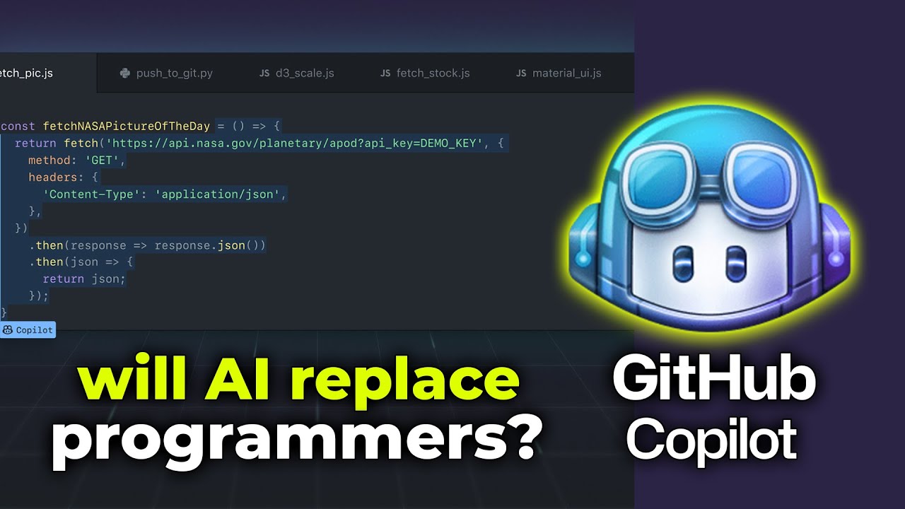 GitHub Copilot - Will AI replace programmers? Should you learn software ...