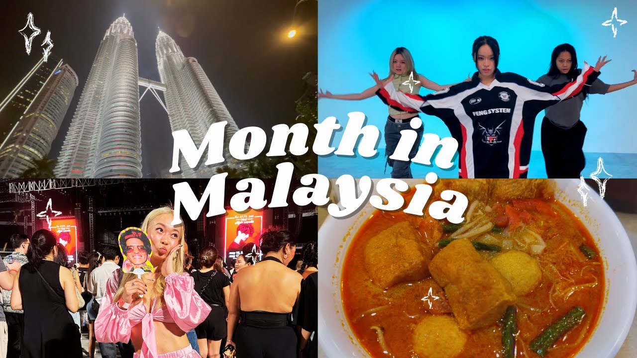 Month in Malaysia | chasing Bruno Mars, artist training and workshops, FOOD, mini trip to Korea ...