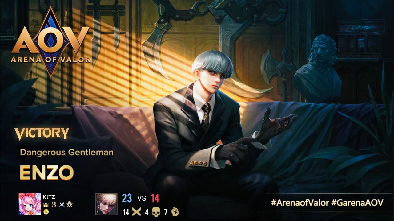 AOV - Arena Of Valor - Enzo gameplay - YouTube