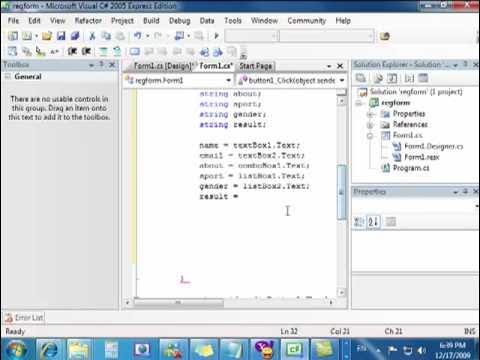 Learning C Sharp for Beginners Lesson 2 Part 2 - YouTube