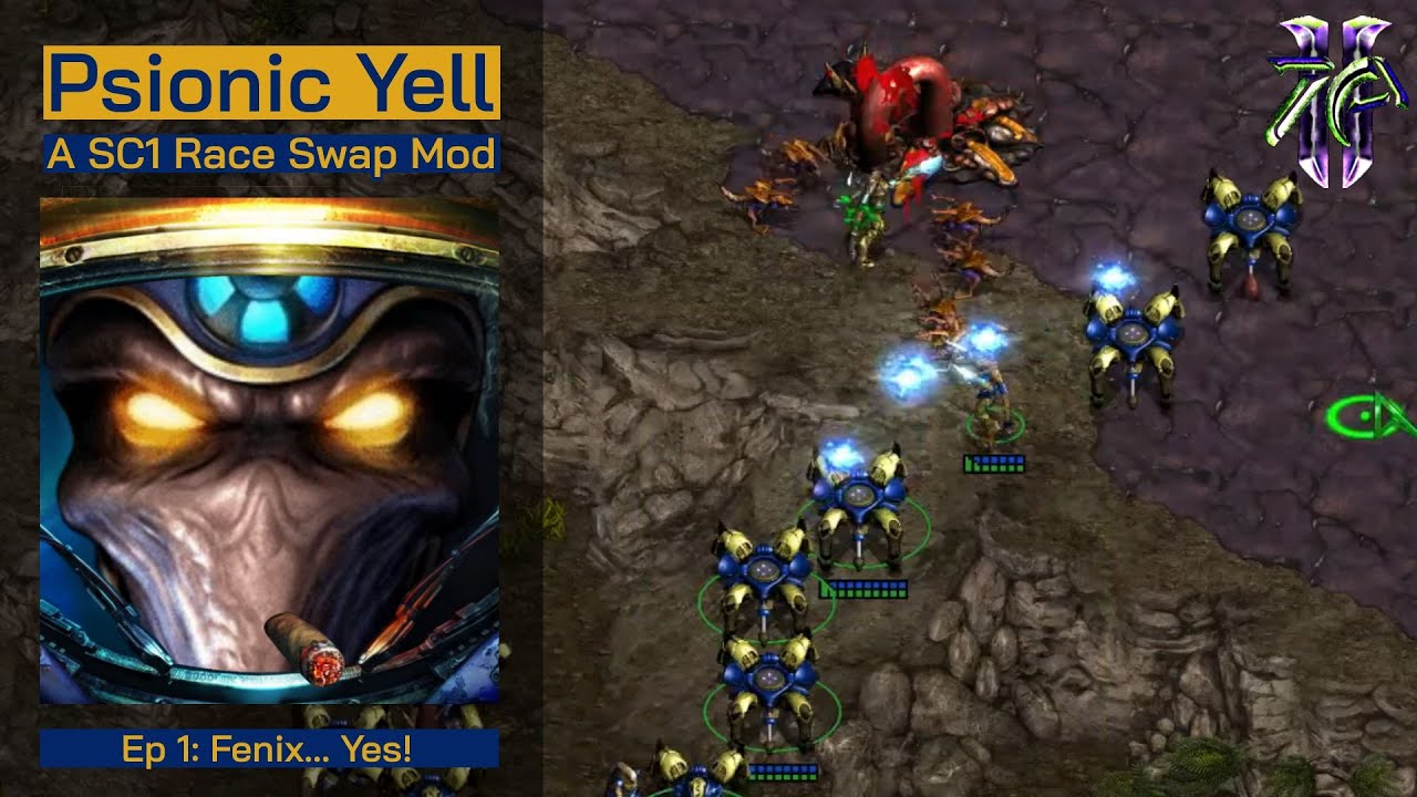 StarCraft Race Swap - Psionic Yell Missions 1 and 2 - YouTube