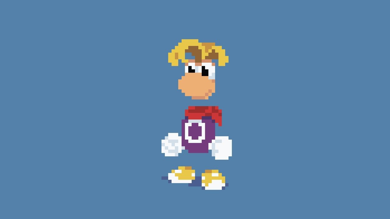 Pixel Art Timelapse (test) - Rayman - YouTube