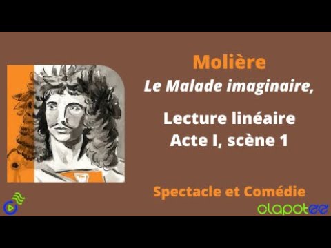 MOLIERE , Le Malade Imaginaire, Acte I, scène 1. - YouTube