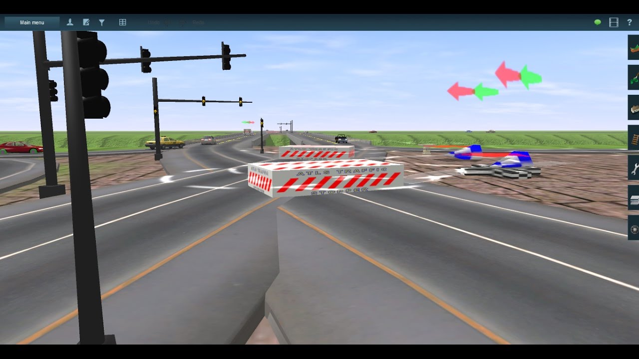 Trainz ATLS Tutorials Pt 5: Diverging Diamond Interchange - YouTube