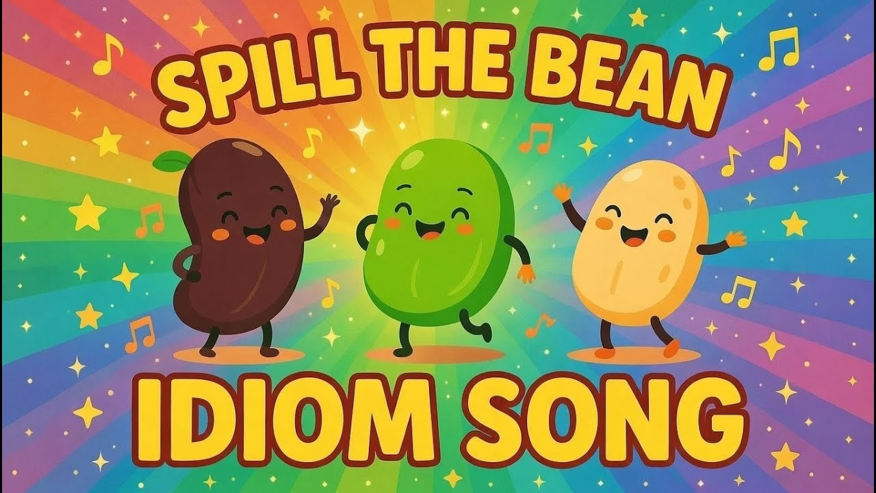 [MV] SPILL THE BEAN - Learn English Idioms With Fun Song - YouTube