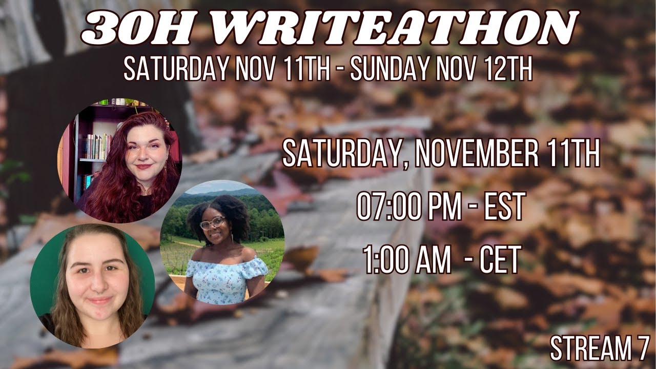 30H WRITE-A-THON // Stream #7 ️😈🍇 - YouTube