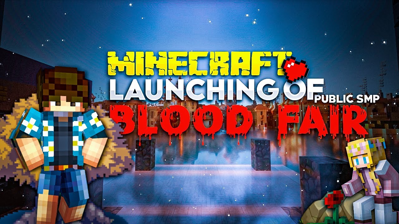 Day 2 NEW 24/7 PUBLIC SMP COME AND JOIN US | BLOOD FAIR SMP | MINECRAFT ...
