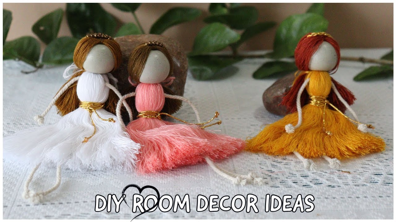 How to make yarn/woolen Doll at home | Easy Doll Making Tutorial | DIY ...