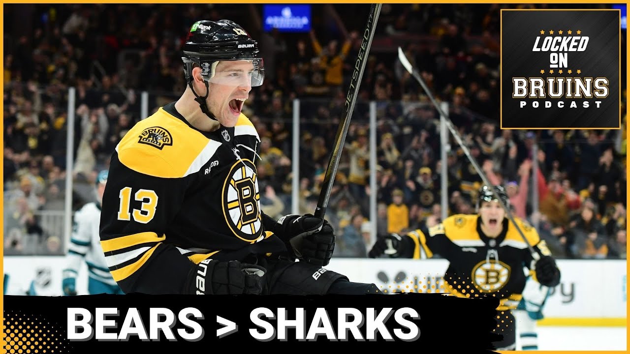 Bruins Beat Sharks Thanks to New 2nd Line - YouTube